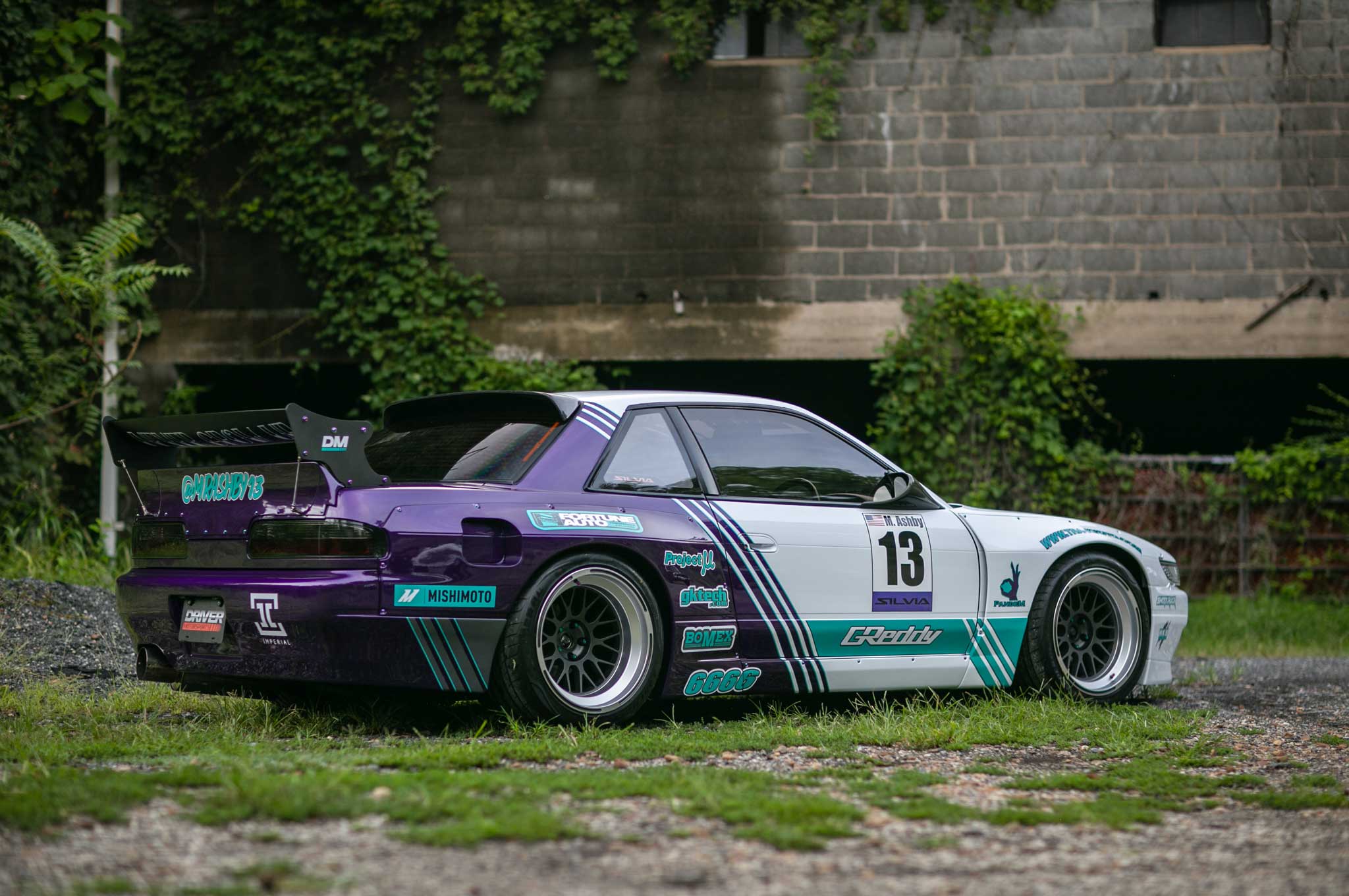 Nissan Silvia S13 Rocket Bunny Kit Volk Te37 Sr20det