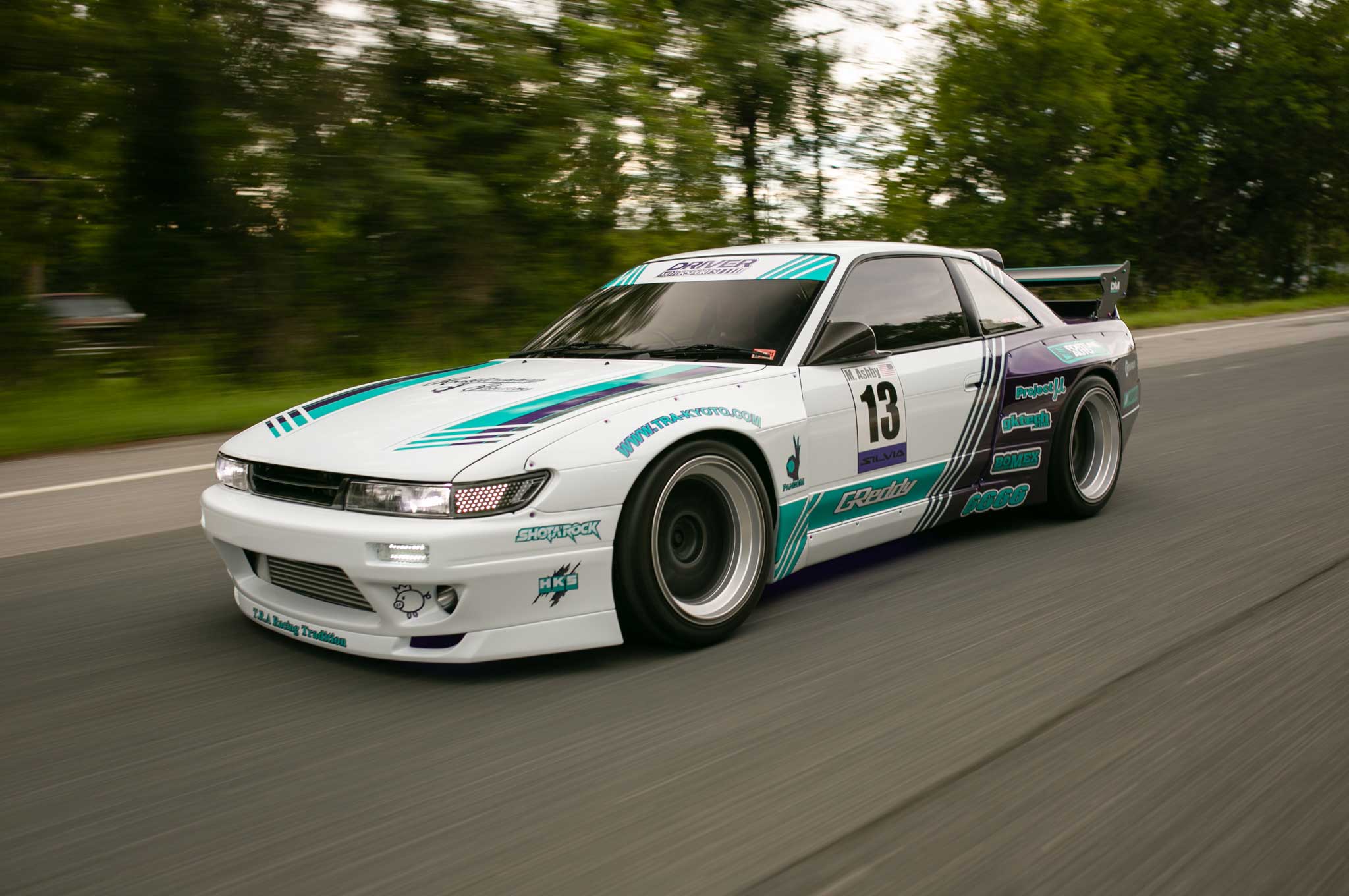 Nissan Silvia S13 Rocket Bunny Kit Volk Te37 Sr20det