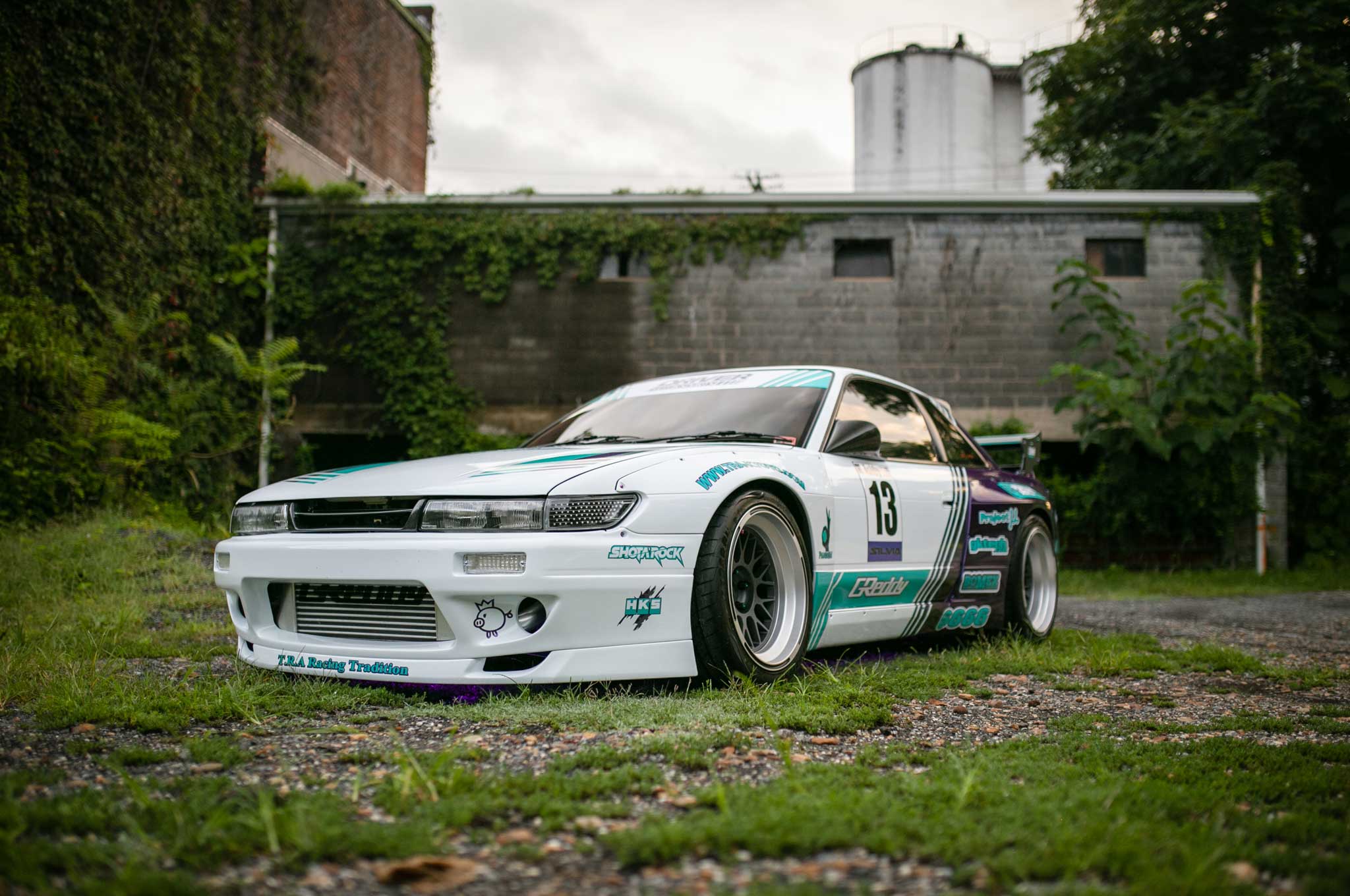 Nissan Silvia S13 Rocket Bunny Kit Volk Te37 Sr20det